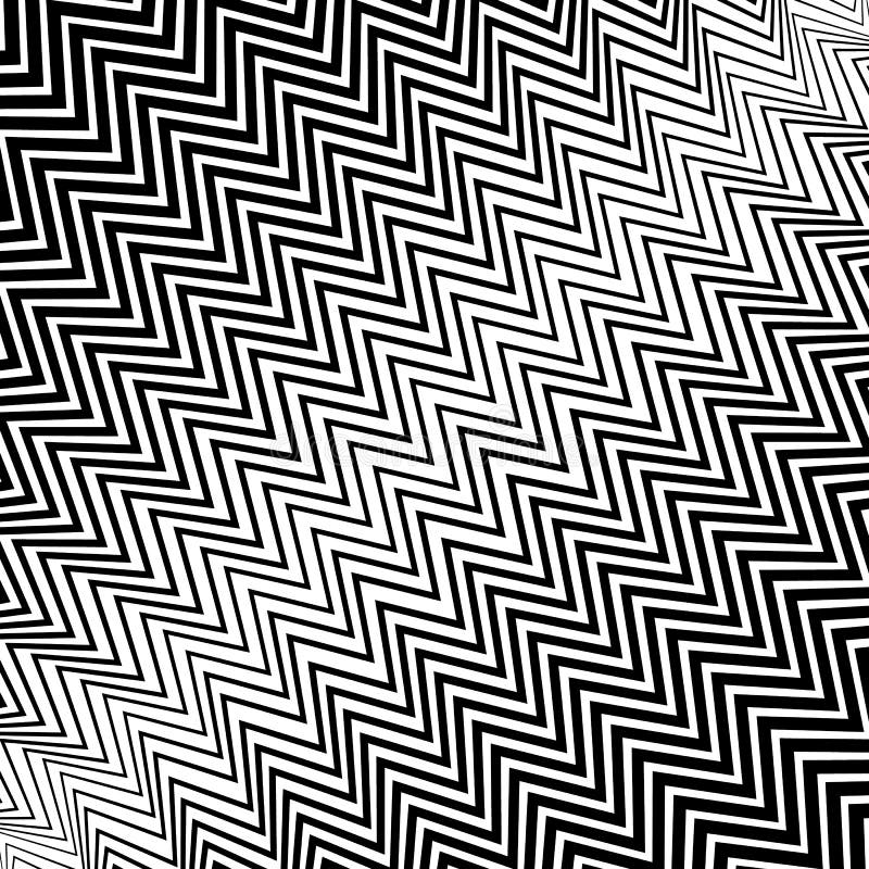 Irregular Wavy Zig Zag Lines. Monochrome Abstract Texture, Pat Stock ...