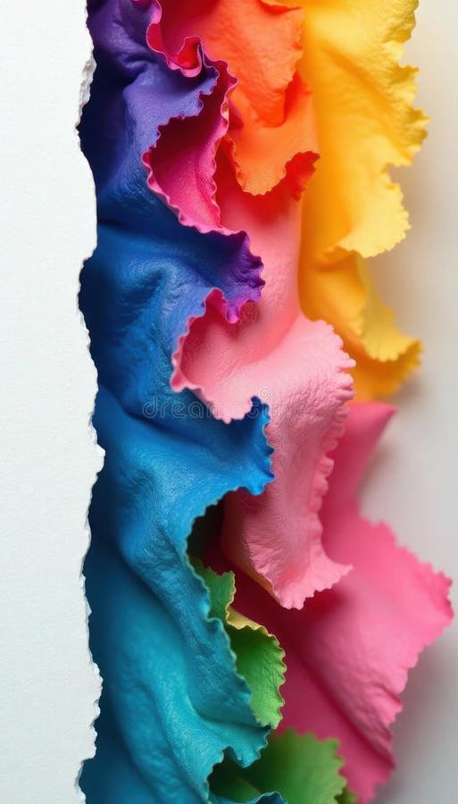 Irregularly Torn Paper, Showing Fiber Separation , Edge, Torn Edge, DIY ...