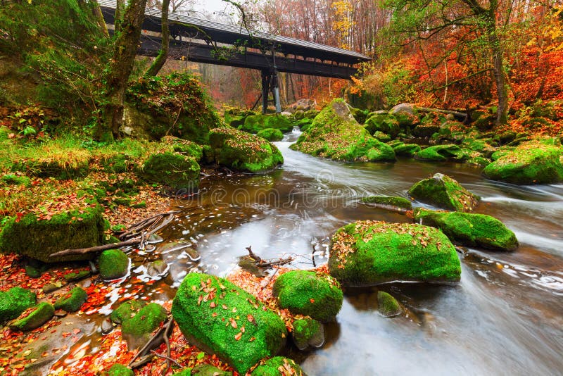 Irrel Cascades at River Pruem in Eifel, Germany Stock Photo - Image of ...
