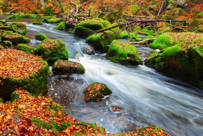 Irrel Cascades at River Pruem in Eifel, Germany Stock Photo - Image of ...