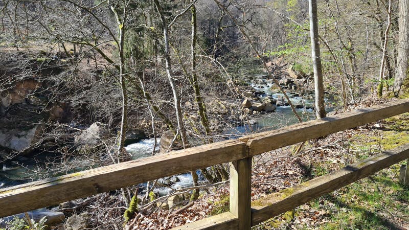 At the Irrel Waterfalls in the Eifel Stock Photo - Image of nature ...