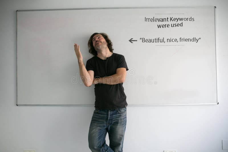 Irrelevant Keywords Were Used Stock Image - Image of release, reviewer ...