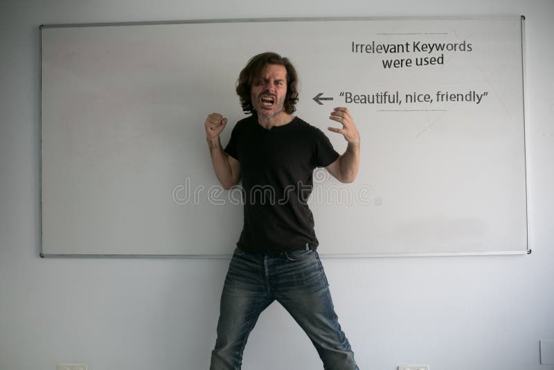 Irrelevant Keywords Were Used Stock Photo - Image of keywords ...