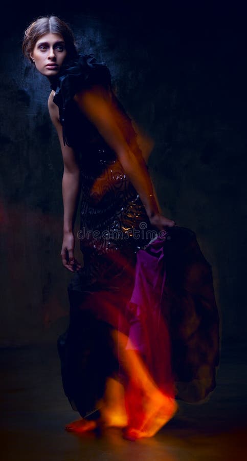 Irresistible woman stock image. Image of magenta, black - 17496029