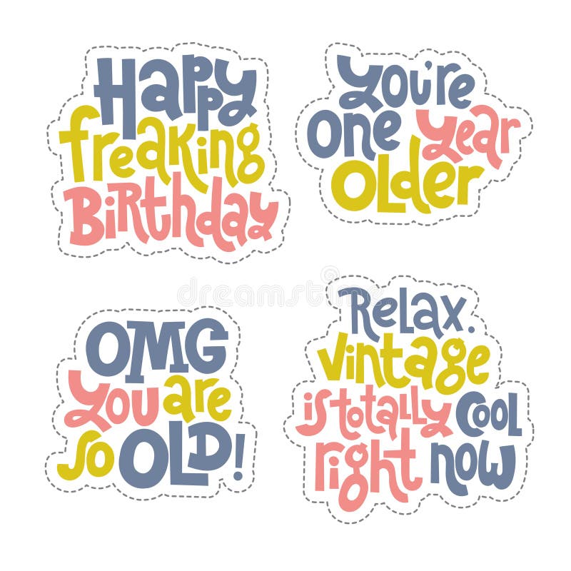 Birthday Humor Stock Illustrations – 9,776 Birthday Humor Stock ...
