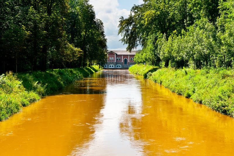 Irrigation Canal stock photo. Image of german, bavarian - 23973818