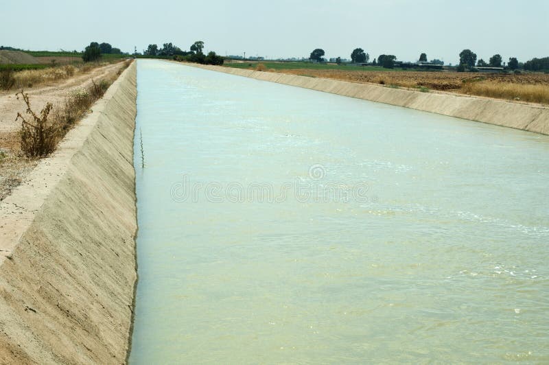 Irrigation canal stock photo. Image of industrial, channel - 26310948