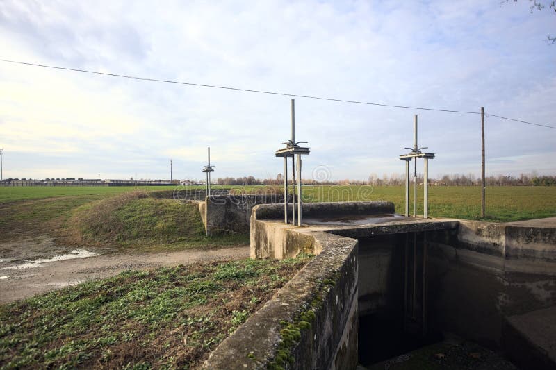 Irrigation channel stock image. Image of land, channel - 304226919