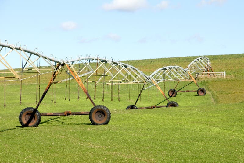 The crop irrigation system stock photo. Image of equipment - 12065112