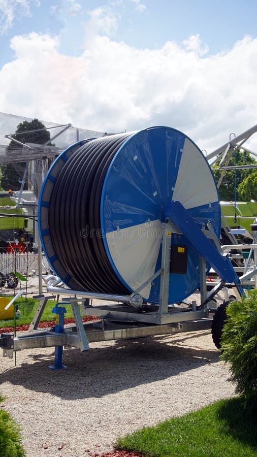 Irrigation machine stock image. Image of industry, landscape - 109781217
