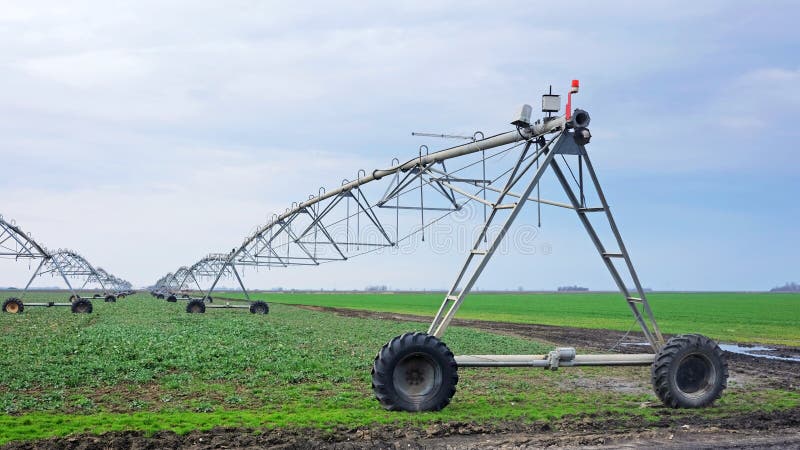 Irrigation pivot stock photo. Image of field, machine - 68613002