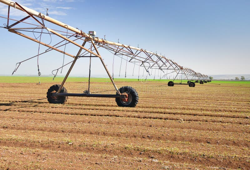 Irrigation system. stock photo. Image of ground, metal - 23251272