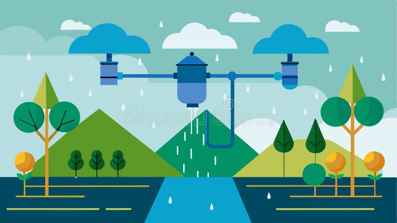 The Irrigation System is Equipped with Rain Sensors Automatically ...