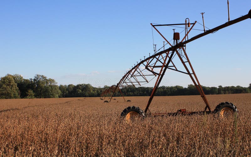 Irrigation system stock image. Image of agriculture, irrigation - 7450485