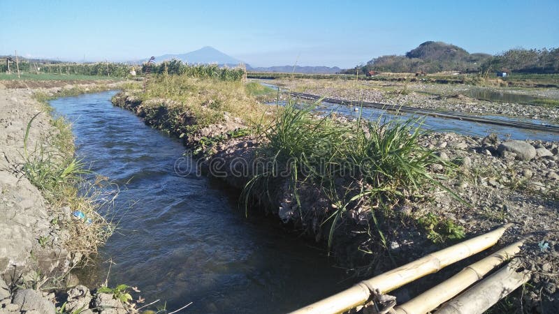 Irrigation System for Gardens and Paddy Fields Stock Image - Image of ...