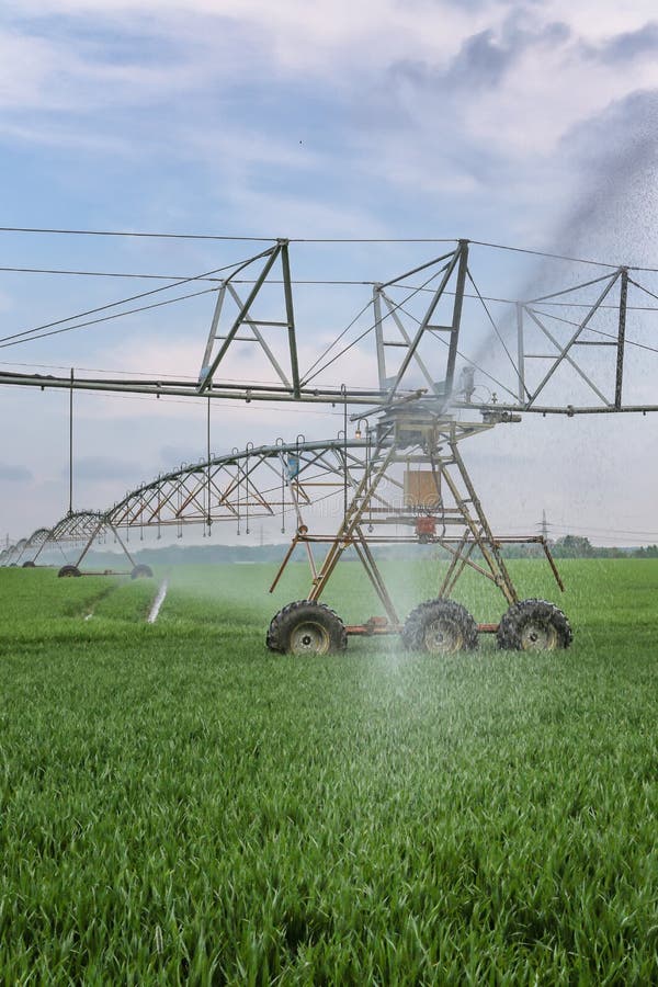 Irrigation_system stock photo. Image of landscape, green - 178295500