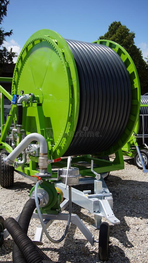 Irrigation machine stock image. Image of watering, system - 109705789