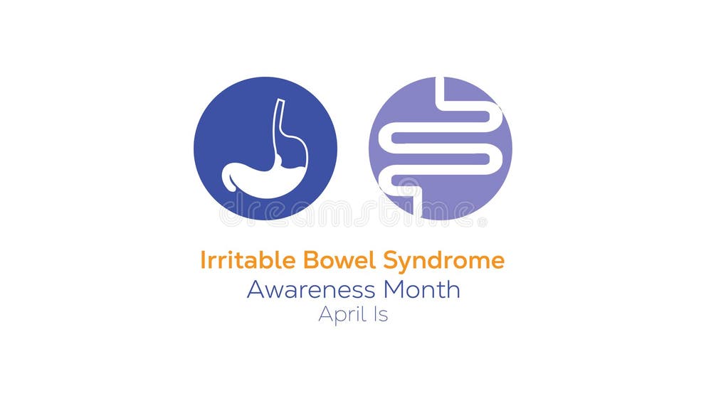April is Irritable Bowel Syndrome Awareness Month. Stock Vector ...