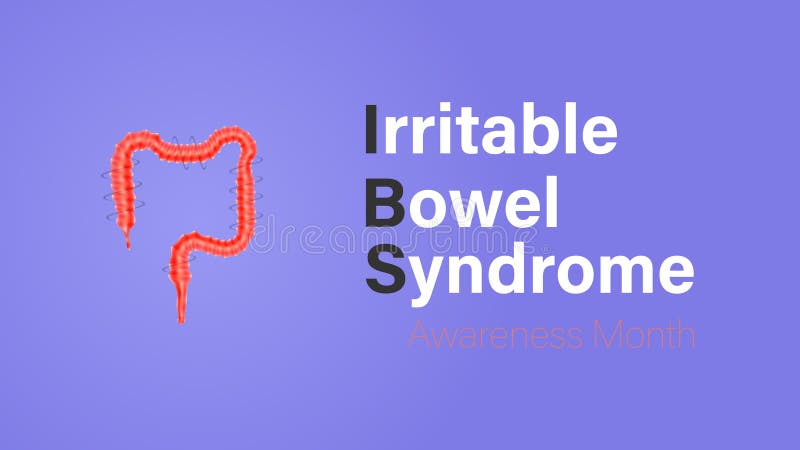 Irritable Bowel Syndrome (IBS) Awareness Month Vector Design Stock ...