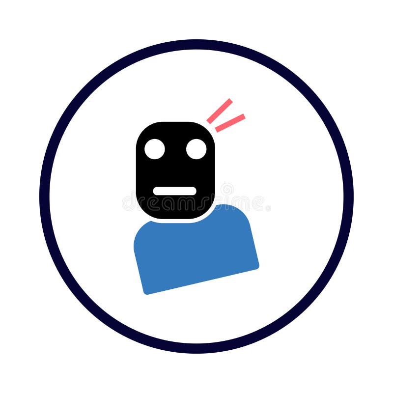 Irritante Icono De Enojo Emoticono Ilustración del Vector - Ilustración ...