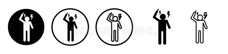 Irritated Human Icon Vector Set on White Background Stock Vector ...