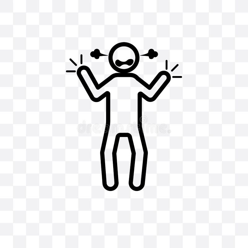 Irritated Human Transparent Icon. Irritated Human Symbol Design Stock ...