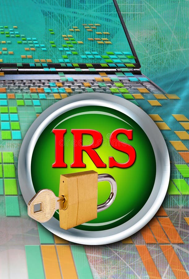 IRS-Computer stock abbildung. Illustration von intern - 42076606