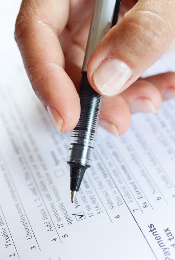 IRS Form stock image. Image of calculator, fiscal, accountant - 9865065