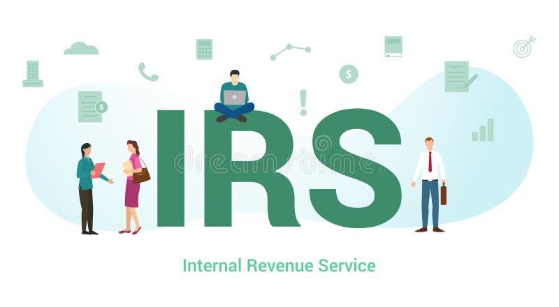 Irs Internal Revenue Service Concept with Big Word or Text and Team ...