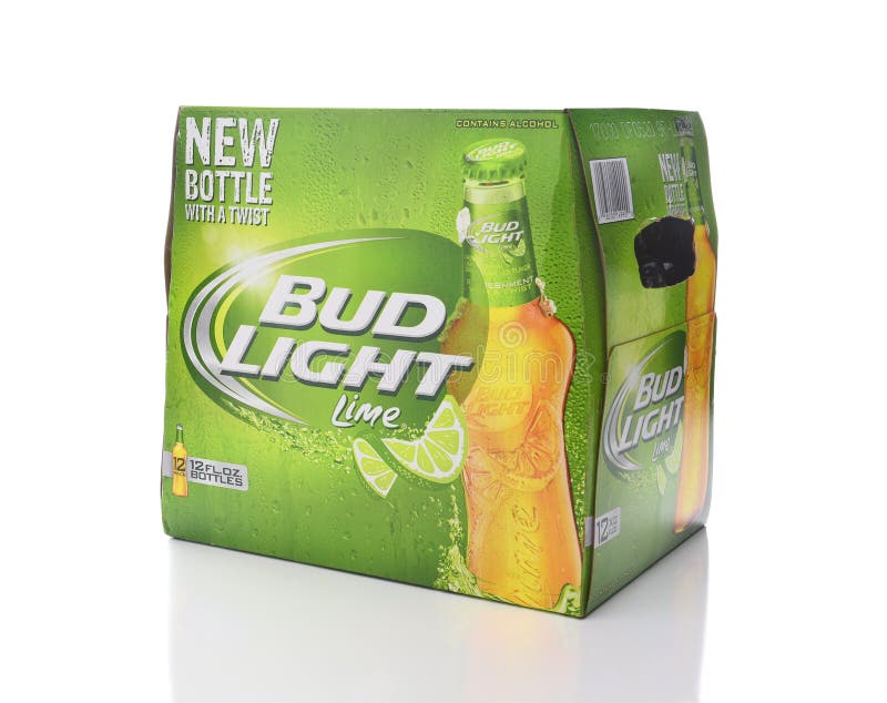 Bud Lime 12 Pack editorial stock image. Image of adult - 184654624