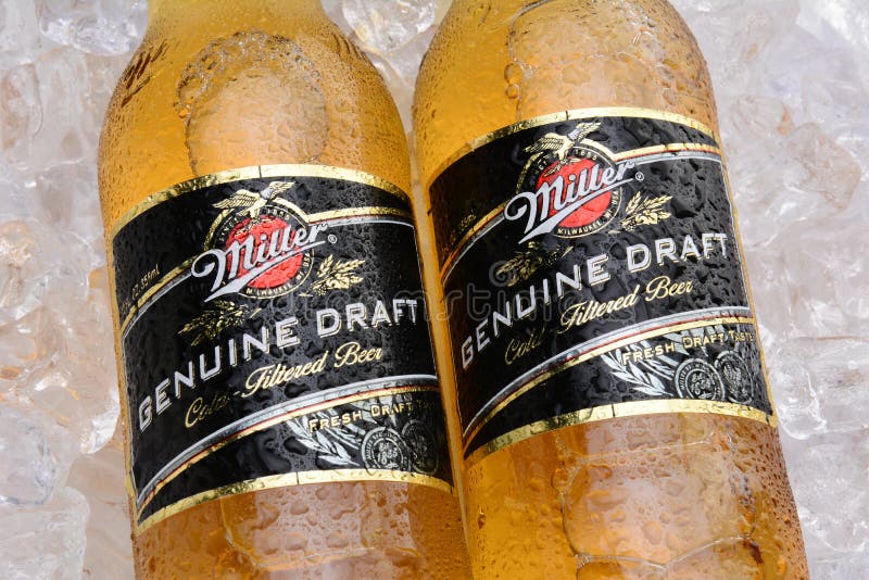 Bottles of Miller Genuine Draft Beer Editorial Stock Image - Image of ...
