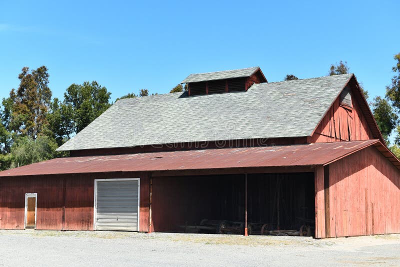 IRVINE, CALIFORNIA - 27 MAR 2023: the Red Barn, on the Grounds of the ...