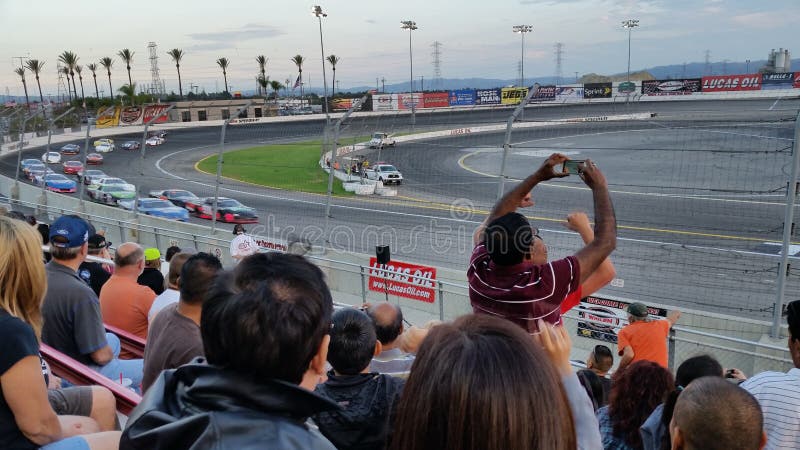 Irwindale Speedway Racing editorial photo. Image of racing - 42665676