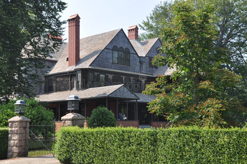 Isaac Bell House in Newport Editorial Stock Image - Image of home ...