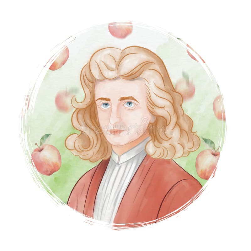 Isaac Newton stock vector. Illustration of adult, person - 363278274