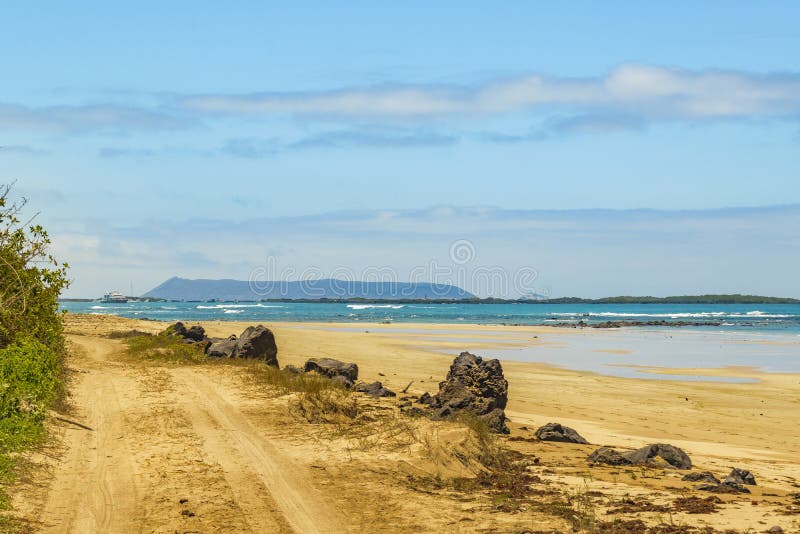 Isabela Beach, Galapagos, Ecuador Stock Photo - Image of wild, beach ...
