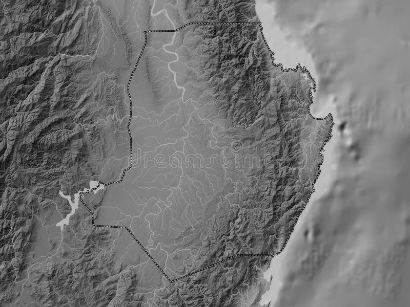 Isabela, Philippines. Grayscale. No Legend Stock Illustration ...