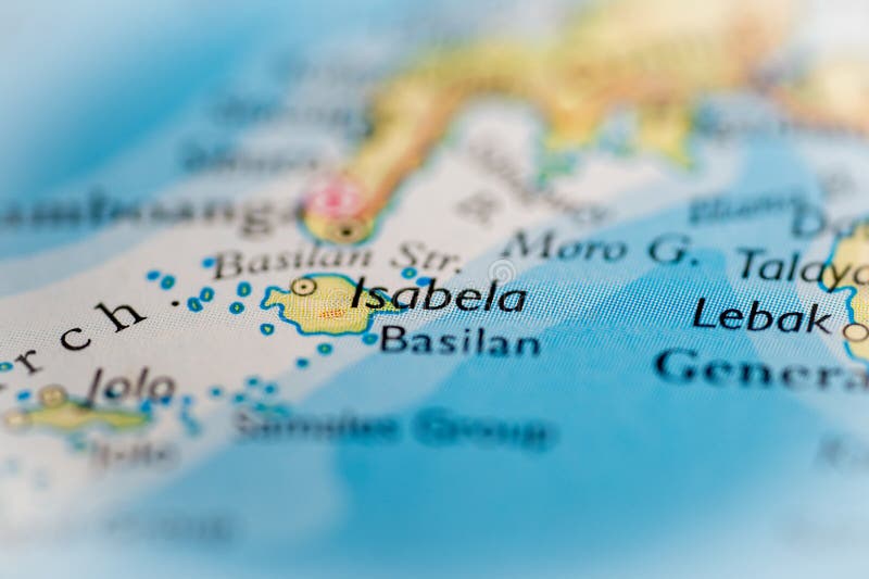 Isabela, Philippines Highlighted on a World Map Stock Image - Image of ...