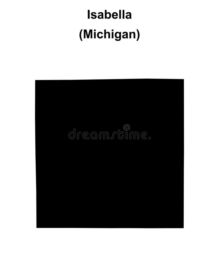 Isabella outline map stock vector. Illustration of design - 361607828