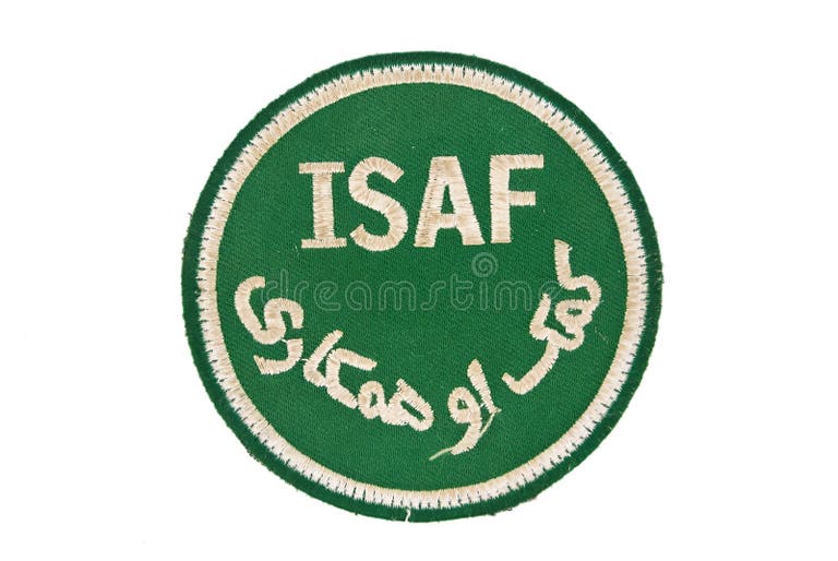 ISAF Insignia Patch NATO Afghanistan Stock Photo - Image of contest ...