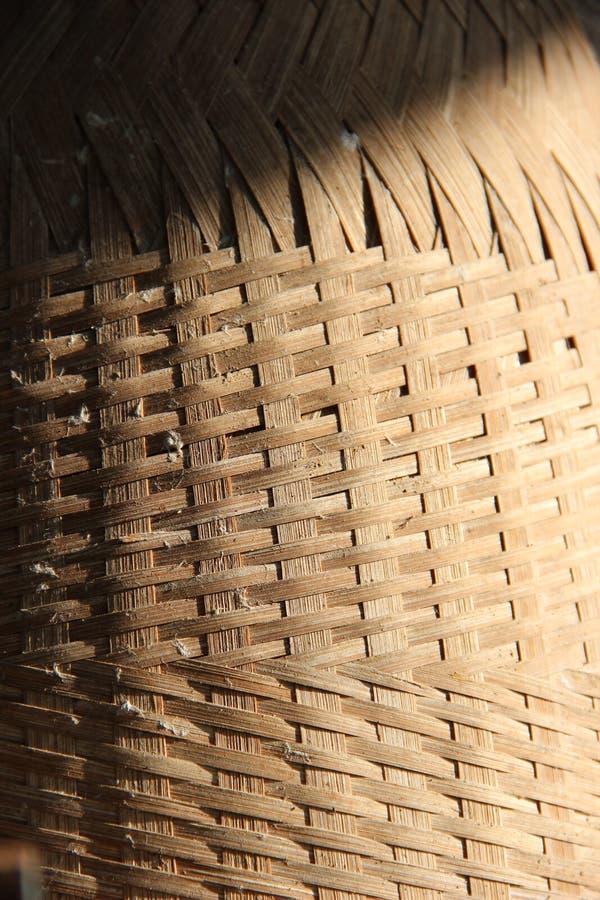 Isan Thai People,Wicker Made with Bamboo. Stock Image - Image of ...