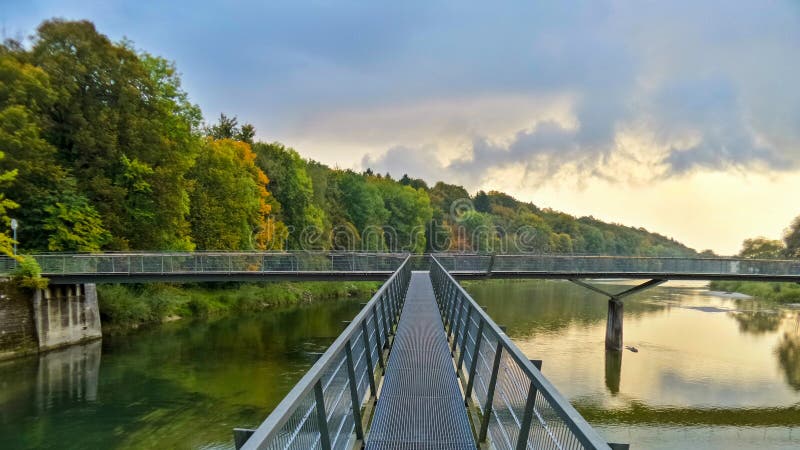 Isar Bridge view stock photo. Image of river, water, isar - 46196308
