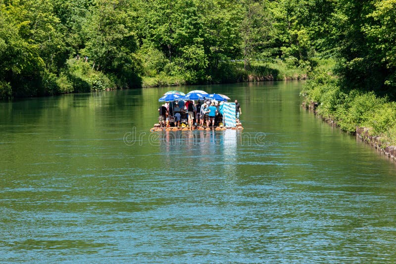 Isar Raft Trips with Isar Raft Event Editorial Image - Image of scenics ...