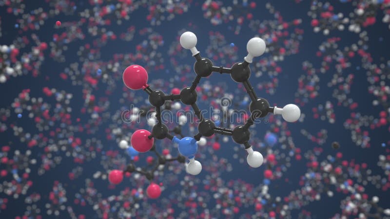 Isatin Molecule Made with Balls, Conceptual Molecular Model. Chemical ... Isatin Molecule Made with Balls, Conceptual Molecular Model. Chemical ...