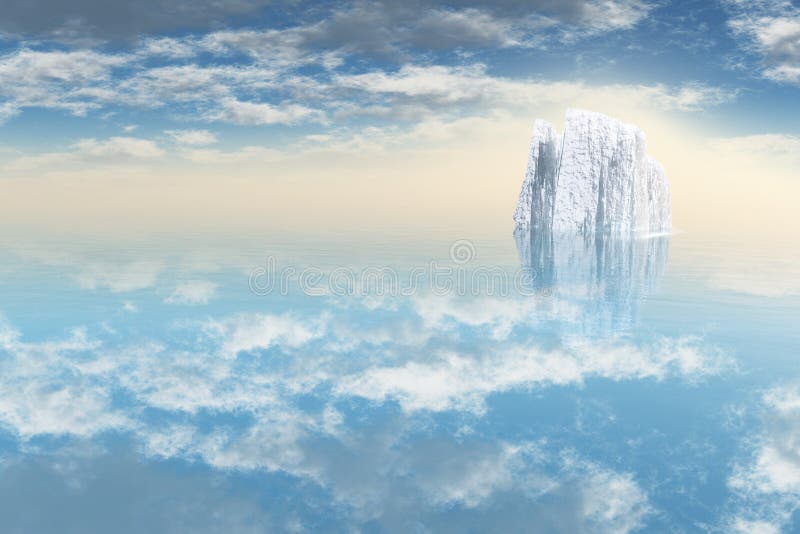Isberg stock illustrationer. Illustration av konst, kallt - 34872612
