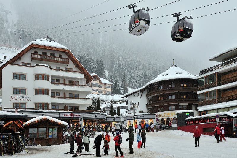 Ischgl editorial stock photo. Image of ischgl, cabin - 25715653