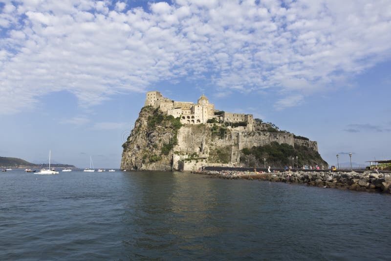 ISCHIA - Aragonese Castle stock photo. Image of castello - 43936478