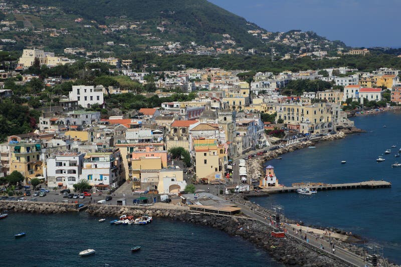 Ischia, Italy stock photo. Image of city, bridge, countryside - 81261016