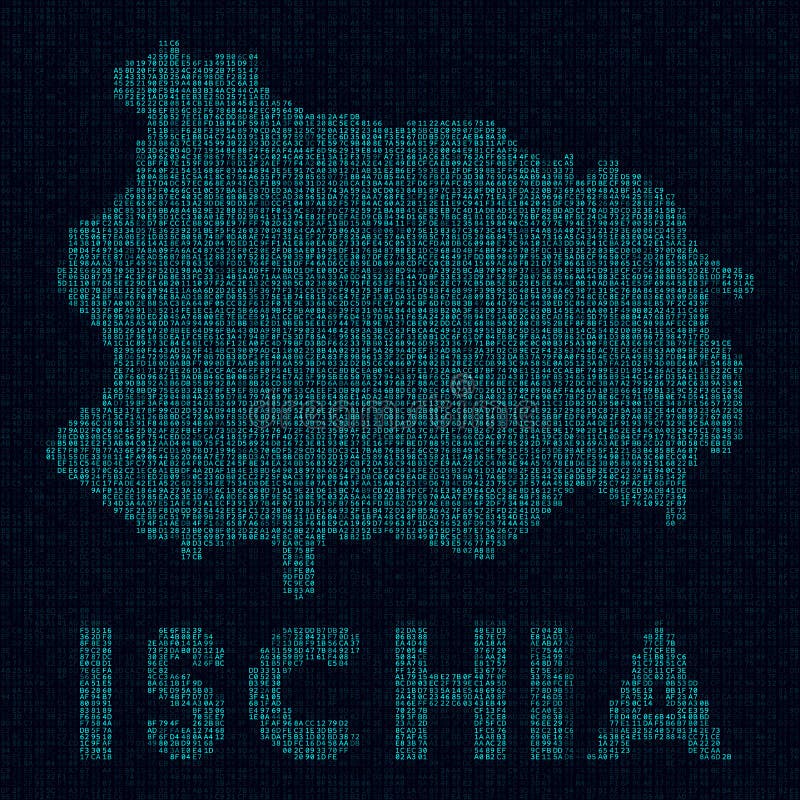 Digital Ischia logo. stock vector. Illustration of chart - 178991653