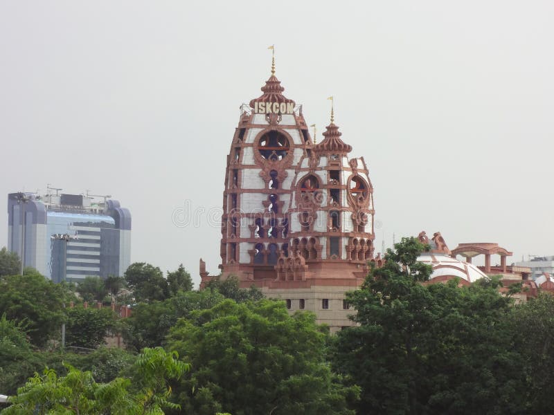 Iscon stock image. Image of tree, stones, tample, arial - 111337351